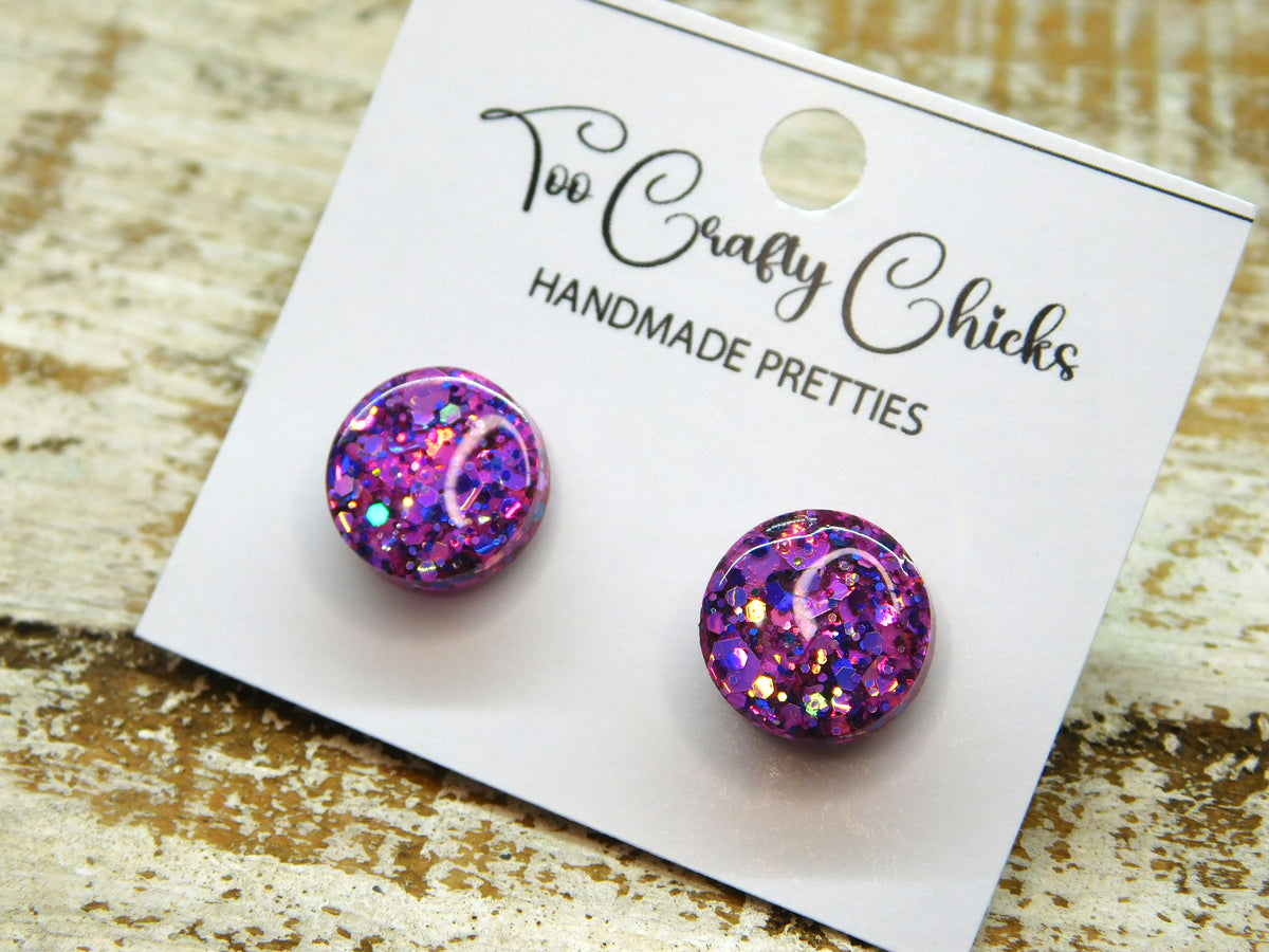 Purple 1/2 in. Studs – Too Crafty Chicks