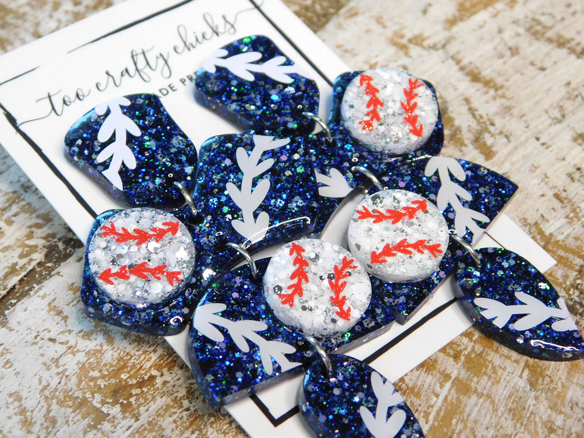 Custom Baseball/Softball 4 Tier Dangles [pre order] – Too Crafty Chicks