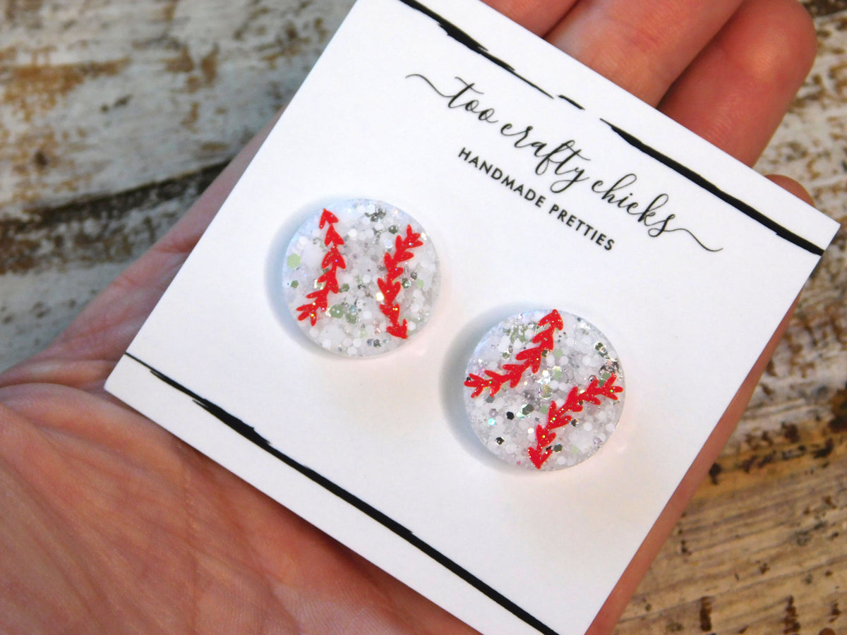 3/4 in. Baseball/Softball Studs [pre order] – Too Crafty Chicks