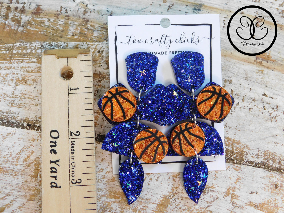 Custom Basketball 4 Tier Dangles [pre order] – Too Crafty Chicks