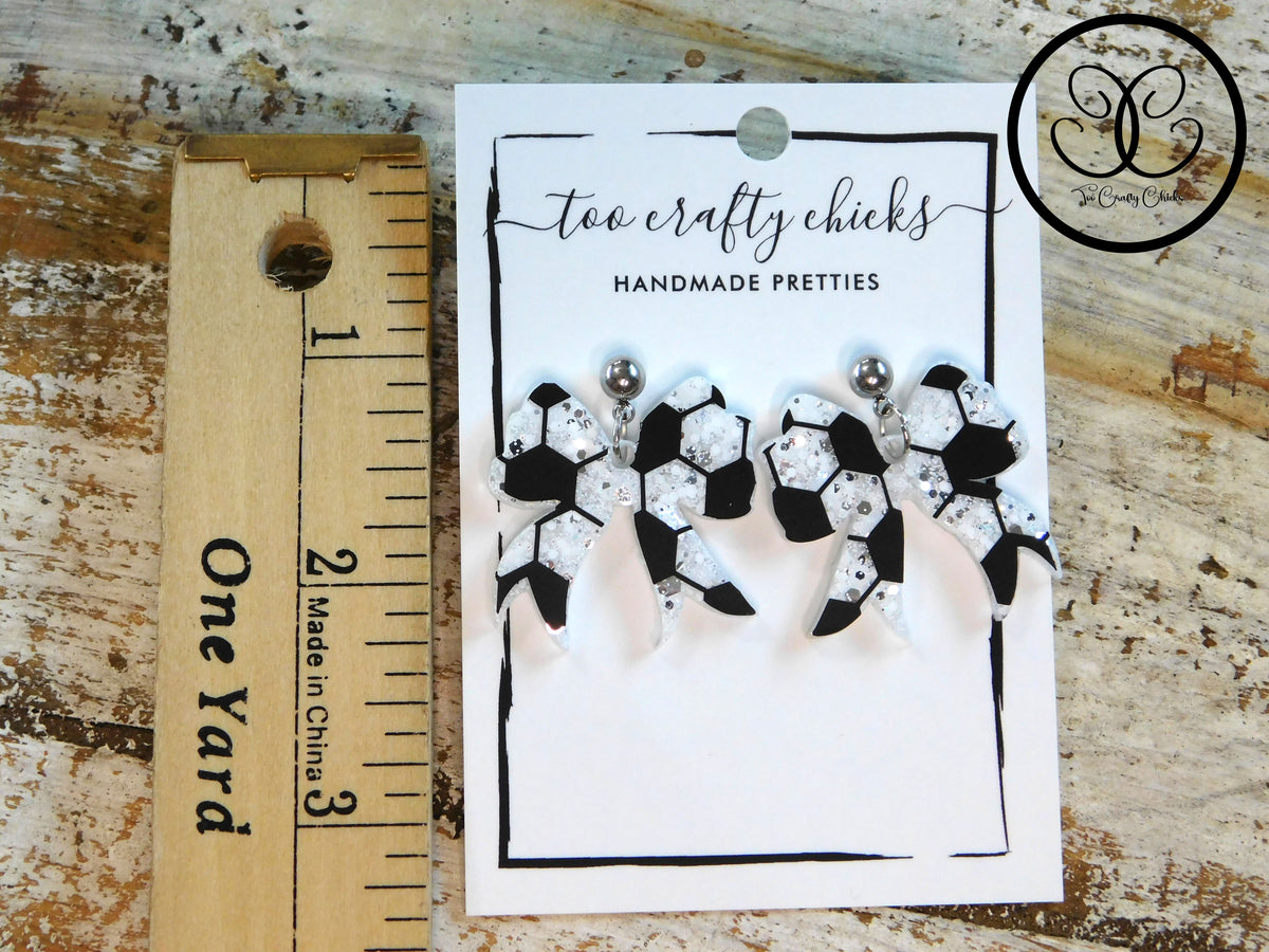 Soccer Bow Dangles [pre-order] – Too Crafty Chicks